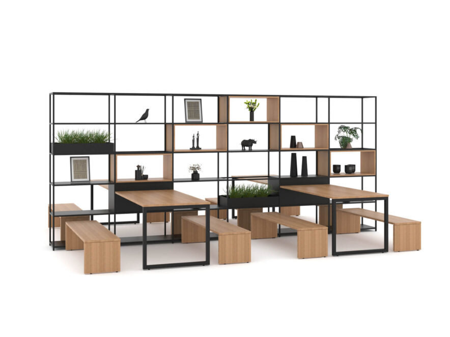 Tier Modular Shelving System - Abox Storage Wall Solutions