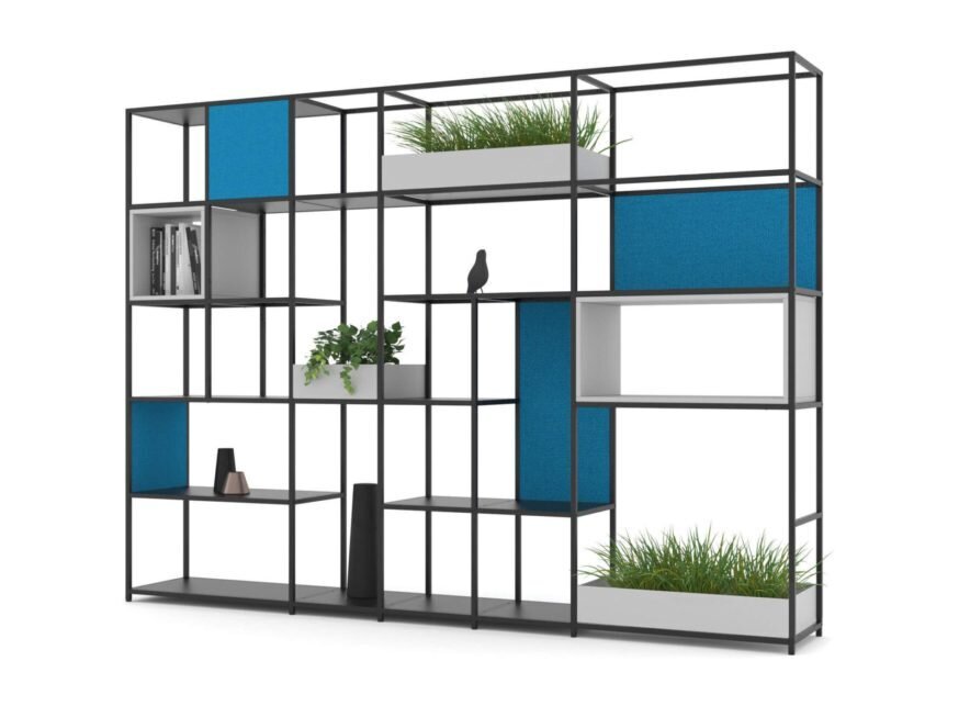 Tier Modular Shelving System - Abox Storage Wall Solutions